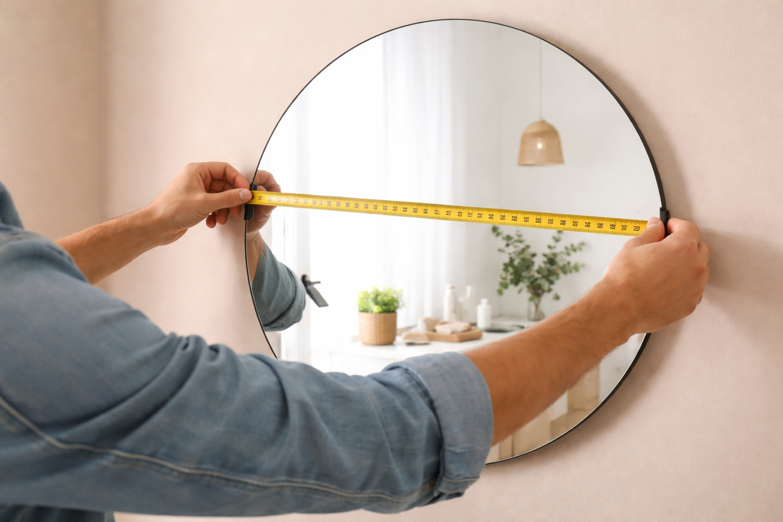 How to Measure Round Mirror Like a Pro – LED Mirror World UK