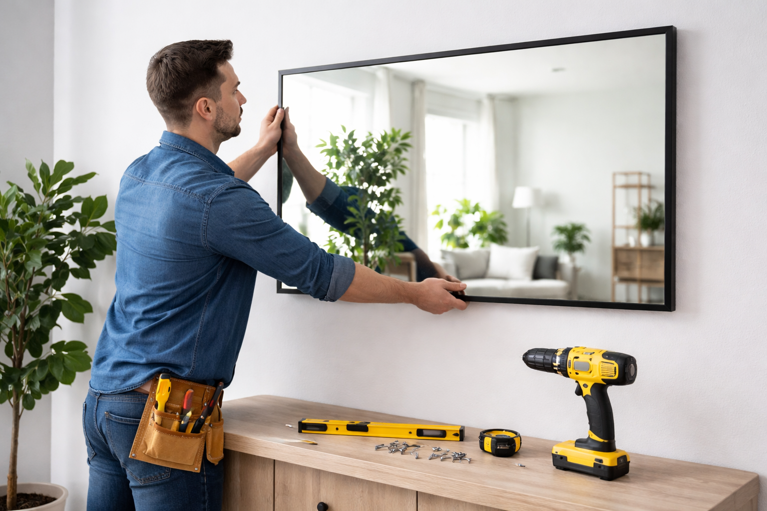 How to Anchor a Heavy Mirror – LED Mirror World UK